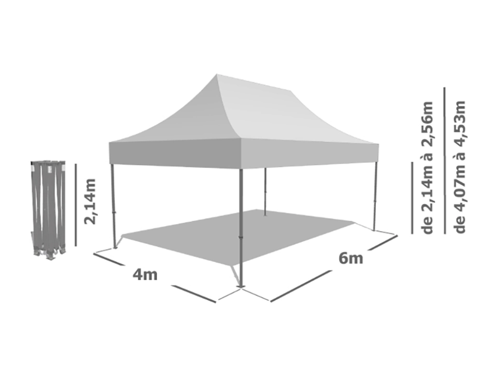 Barnum pliant 3x6m - L'Instant Idéal location de matériel événementiel ...